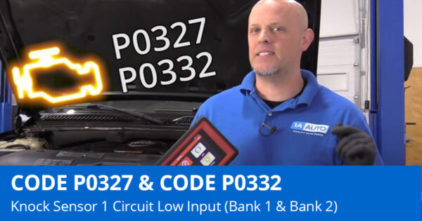Engine Knocking Sound - Code P0327 or P0332 - Test and Fix - 1A Auto
