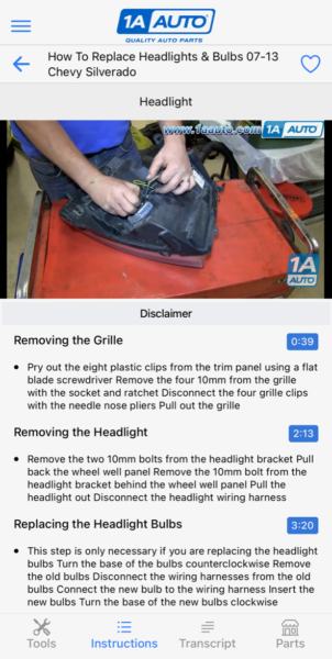 1A Auto How-to Videos Car Repair App - Free Car Diagnostic - 1A Auto